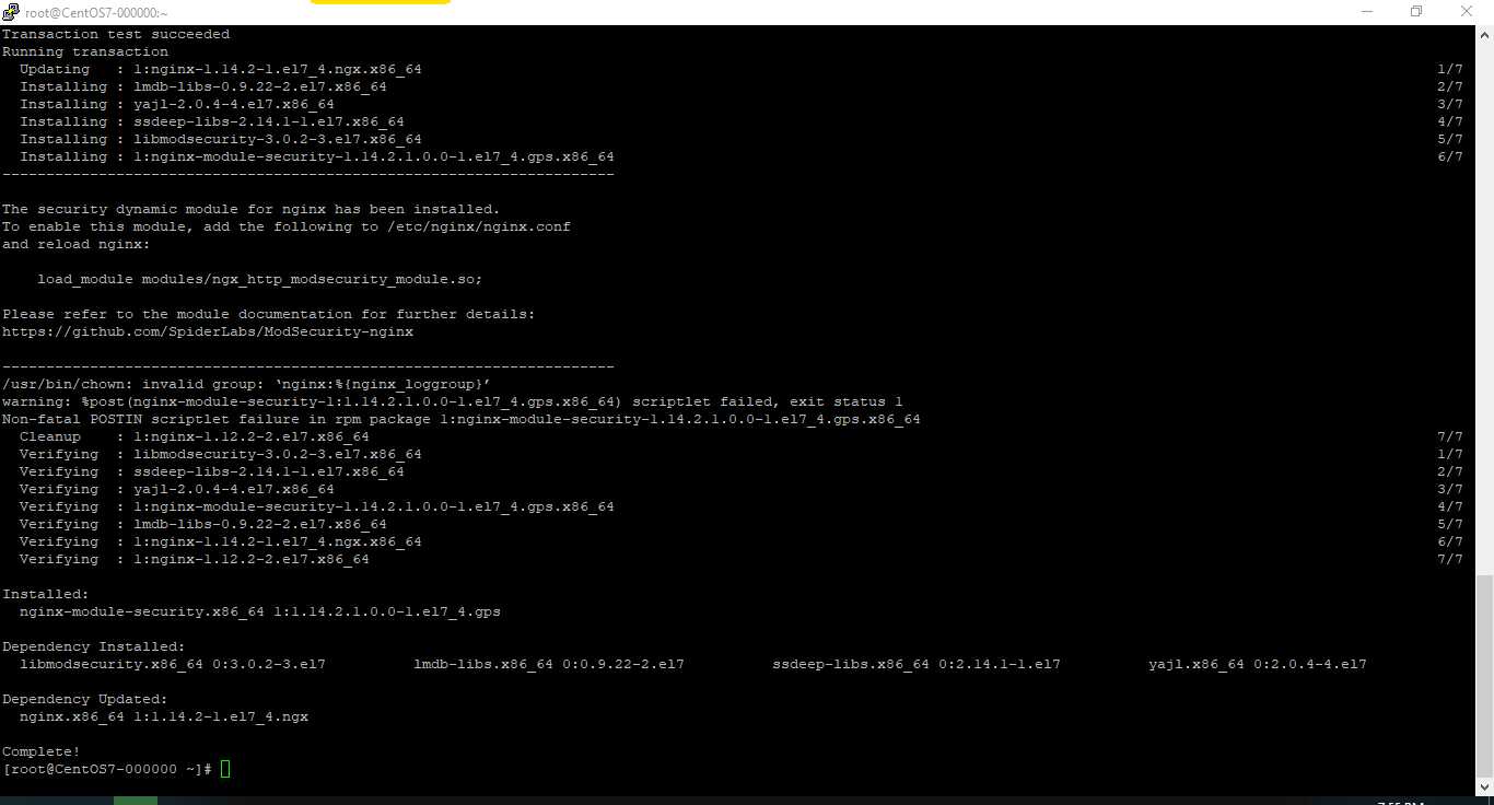 How To Install And Configure Modsecurity On Nginx Centos My Experiences