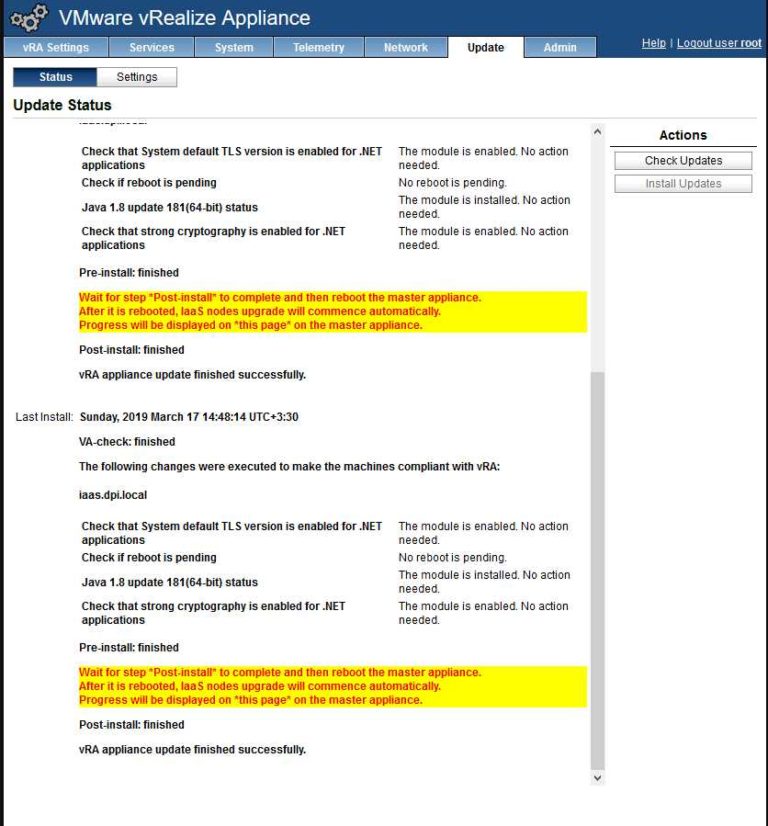 Upgrading vRealize Automation 7.4 to vRealize Automation 7.5 – My ...