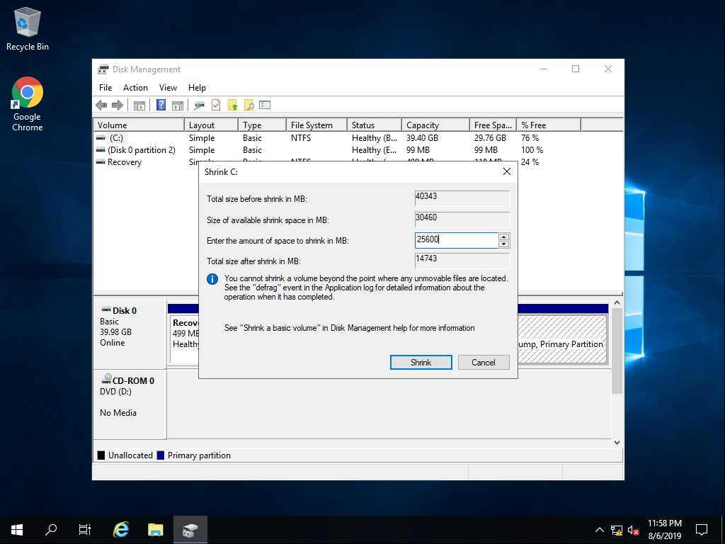 How To Reduce Virtual Disk In Vmware Vsphere 67 My Experiences