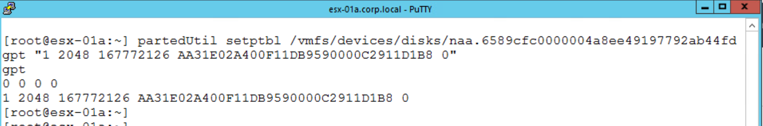 How to recover an accidentally deleted ESXi Datastore in vSphere 6.7, 6 ...